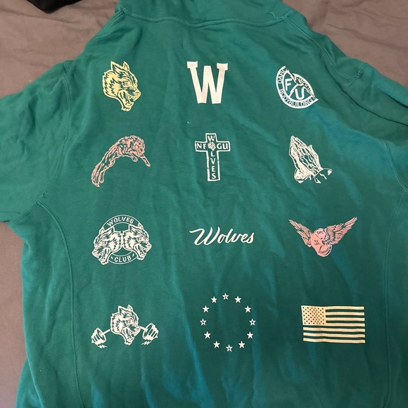 Darc Sport | Shirts | Darc Sport Green Wolves Hoodie | Poshmark